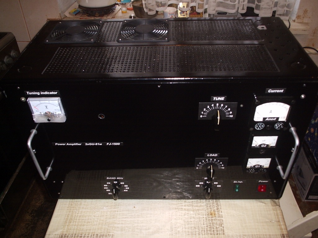 High-Power Amateur Radio Amplifier with GU-81M Tubes | 1.8-28 MHz | 2000W - Ham-amplifiers