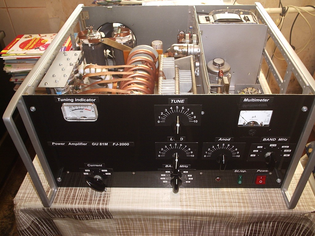 High-Power Amateur Radio Amplifier with GK71 & GU72 Tubes | 1.8-28 MHz | 1600W - Ham-amplifiers